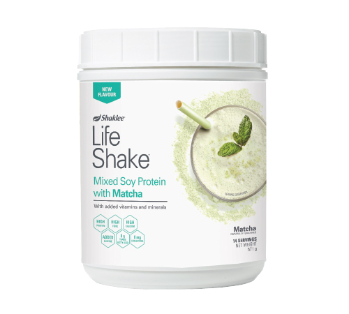 Life Shake Mixed Soy Protein with Matcha | With Added Vitamins And ...