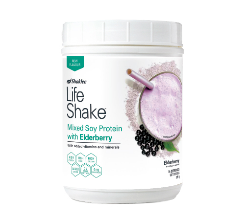 Life Shake Mixed Soy Protein with Elderberry | With Added Vitamins And ...