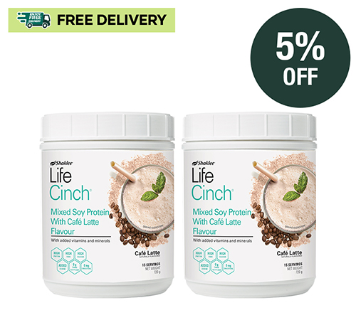 Buy Life Cinch® Café Latte Twin Pack @ 5% Off