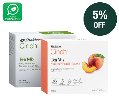 Cinch® Tea Mix Summer Peach & Matcha Flavour @ 5% Off