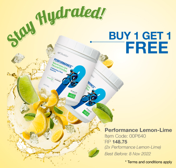 Performance Lemon-Lime @ BUY 1, GET 1 FREE! | Shaklee Malaysia