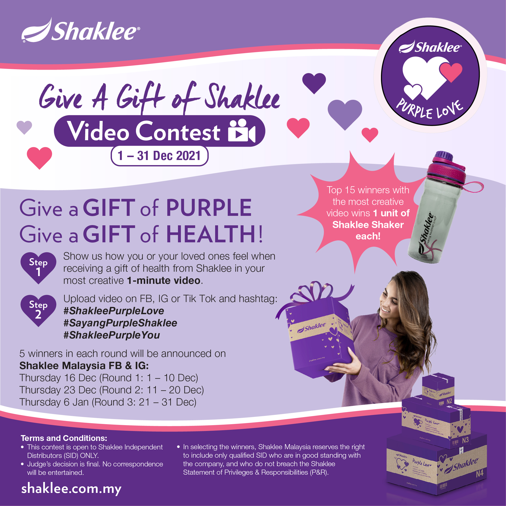Shaklee.com.my - Shaklee Purple Love Campaign