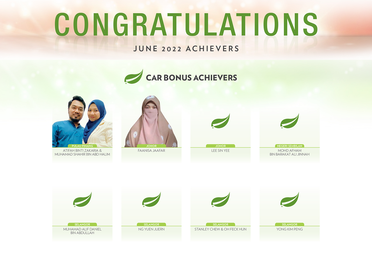 Car Bonus Achiever 2022-06