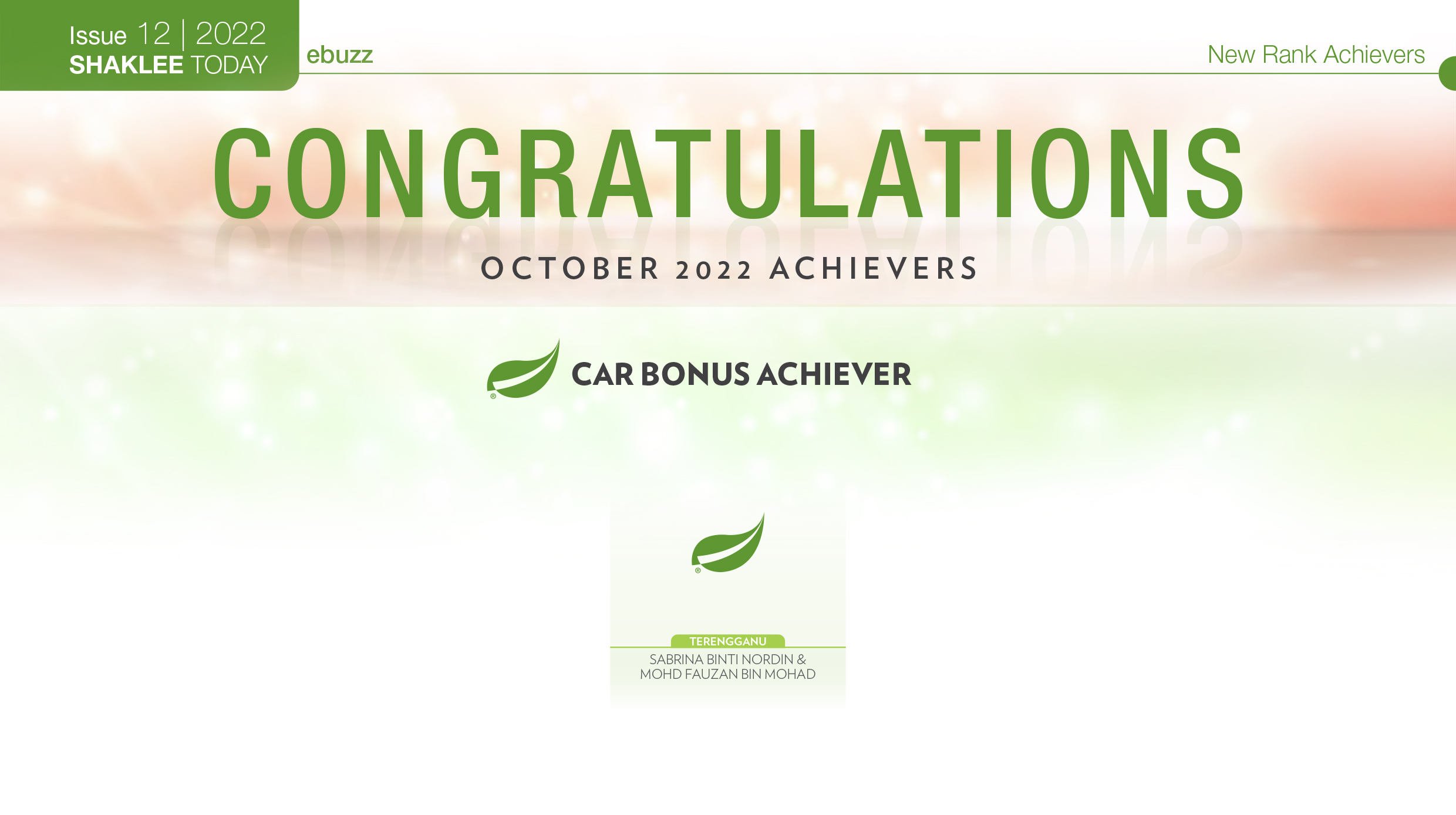 Car Bonus Achiever 2022-10