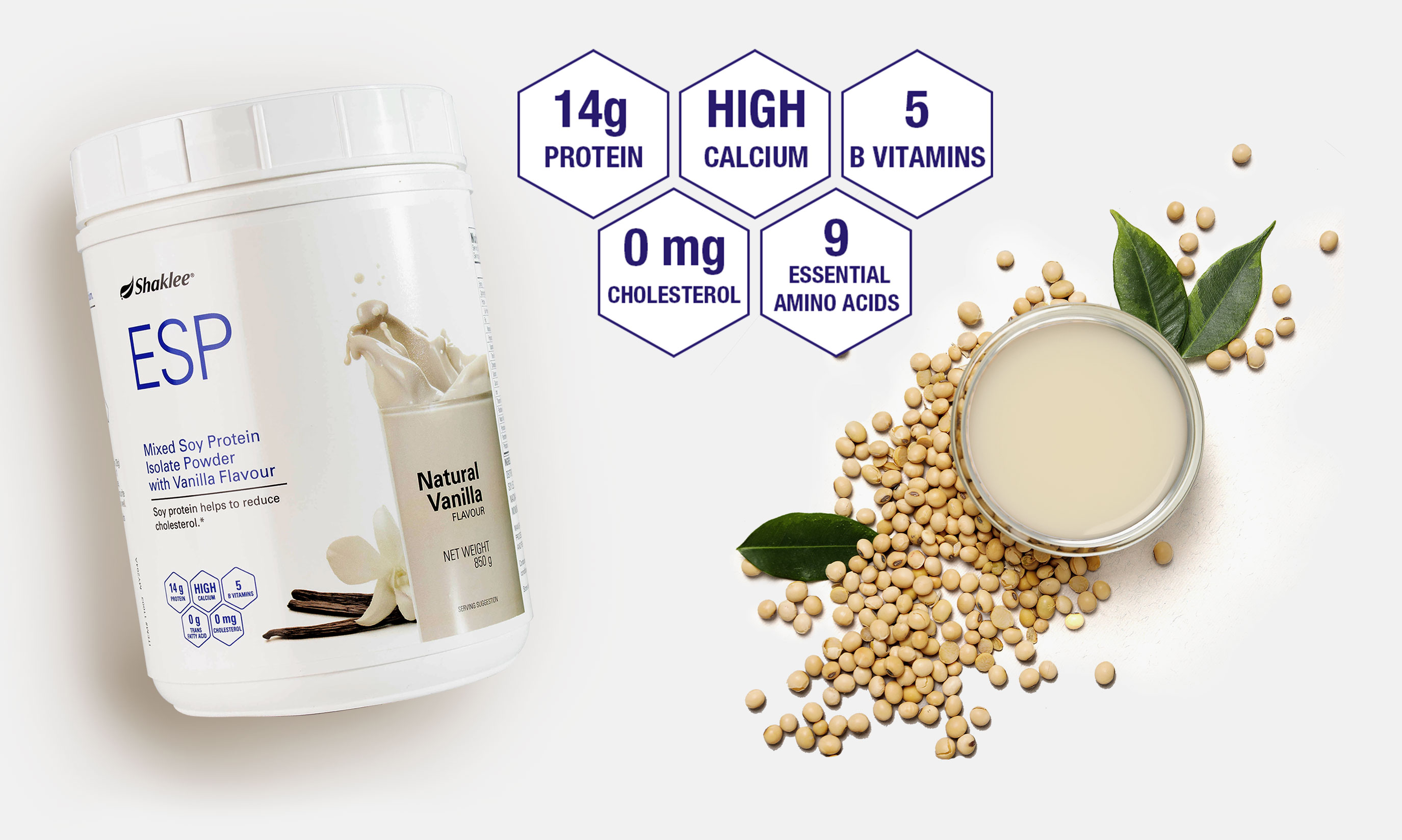ESP Mixed Soy Protein Isolate Powder | Delivers Sustained Energy, with ...
