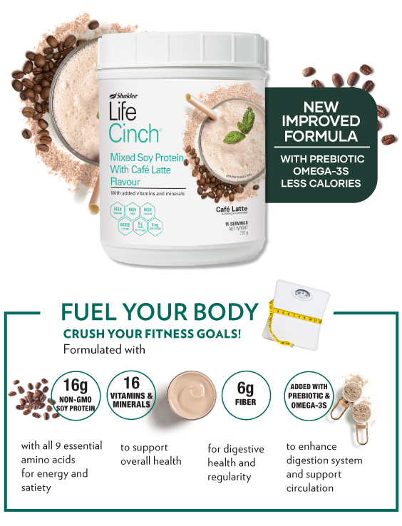 Life Cinch® Mixed Soy Protein Café Latte Shake | Quick And Complete ...