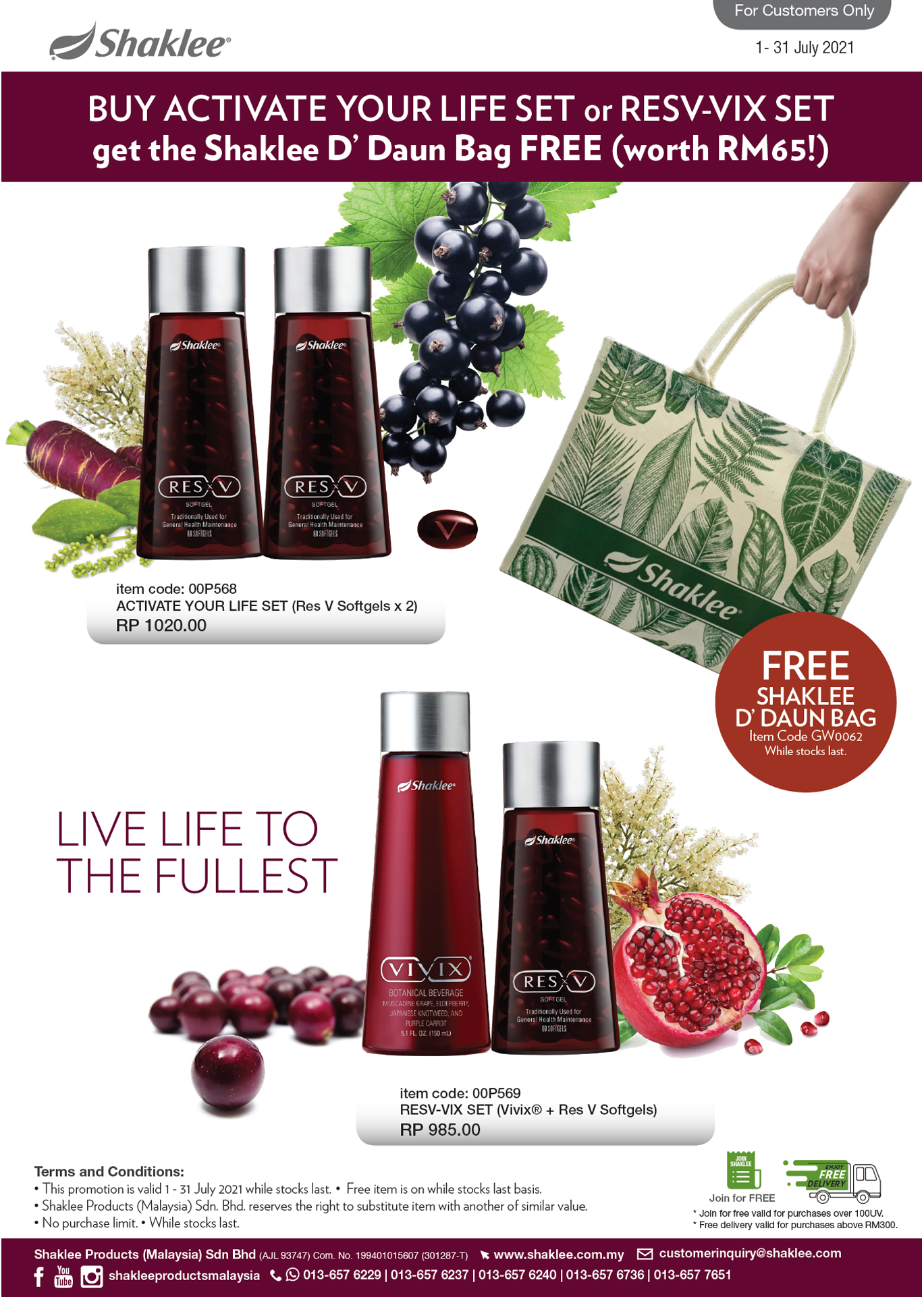 ResV-Vix Set | Promotion | Shaklee Malaysia