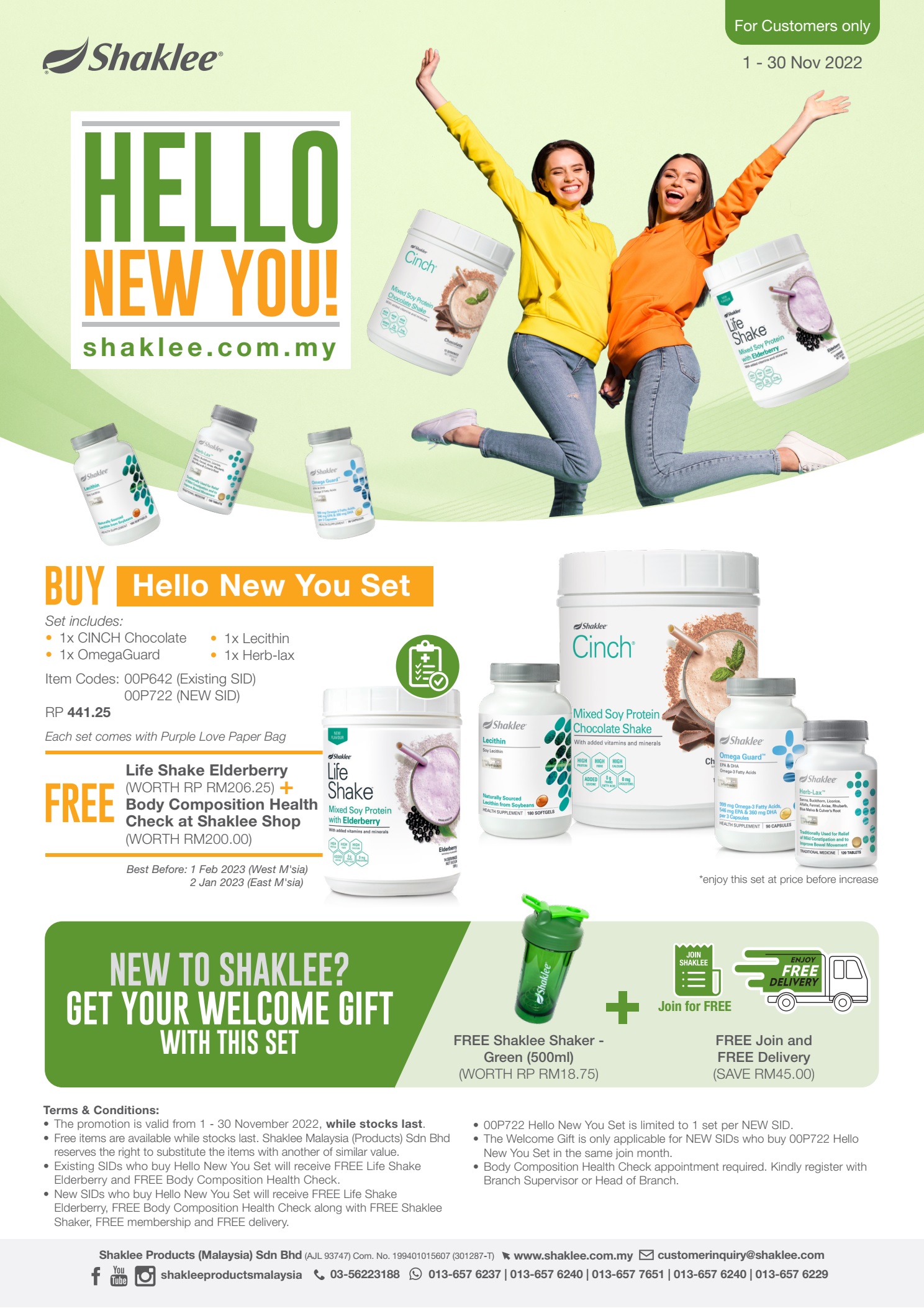 Hello New You Set (Existing Member) | Shaklee Malaysia