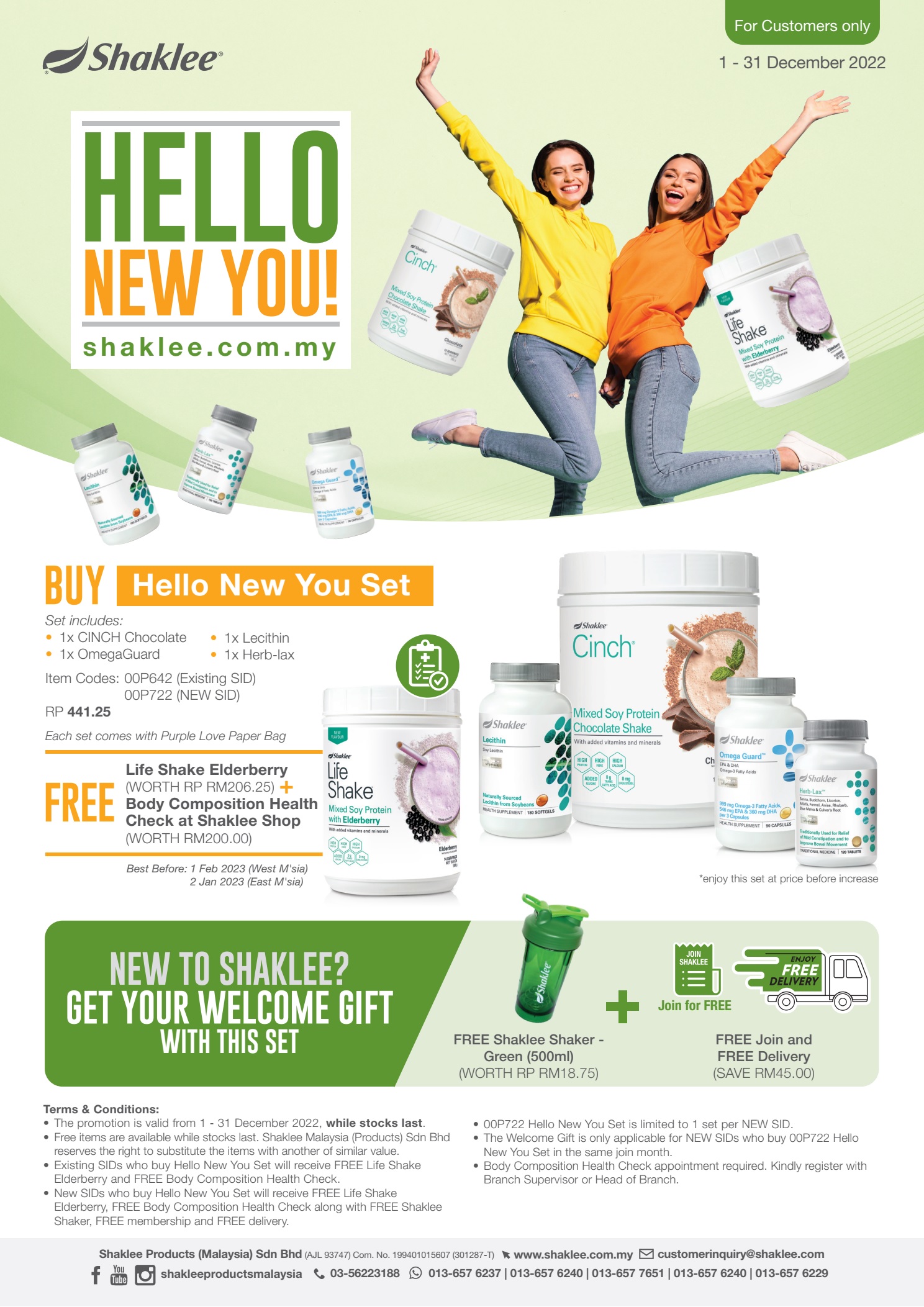Hello New You Set (Existing Member) | Shaklee Malaysia